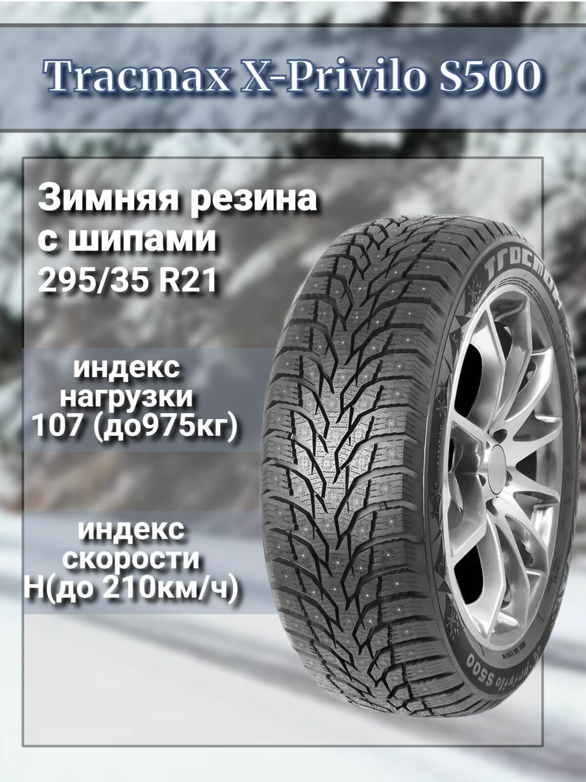Tracmax X-Privilo S500 295/35 R21 107H