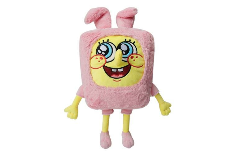 Мягкая игрушка унисекс POTDEMIEL x SPONGEBOB SQUAREPANTS Губка Боб розовый, 30 см