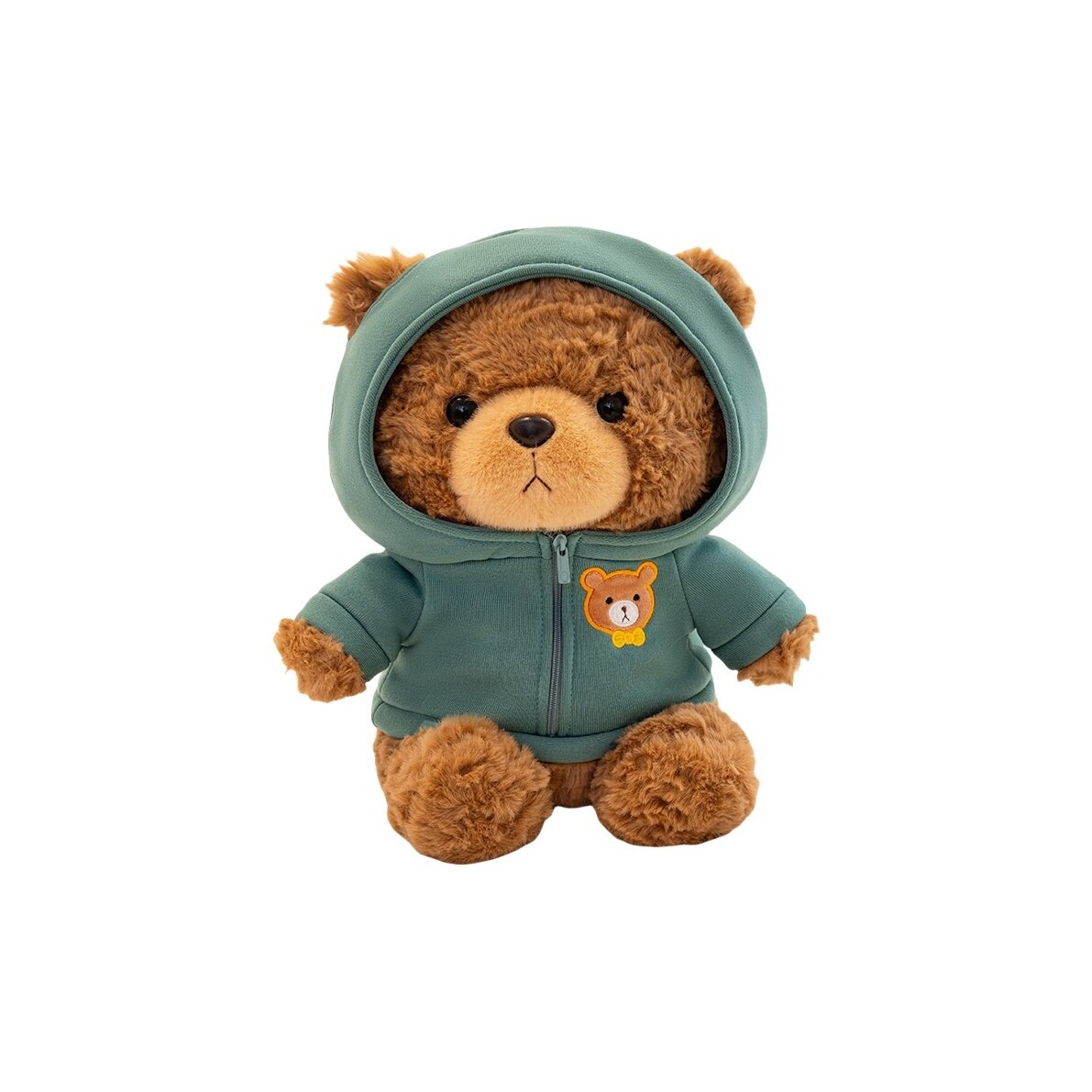 Плюшевая кукла унисекс OUYIN Милый Медведь Green Sweatshirt Bear, 23CM EU