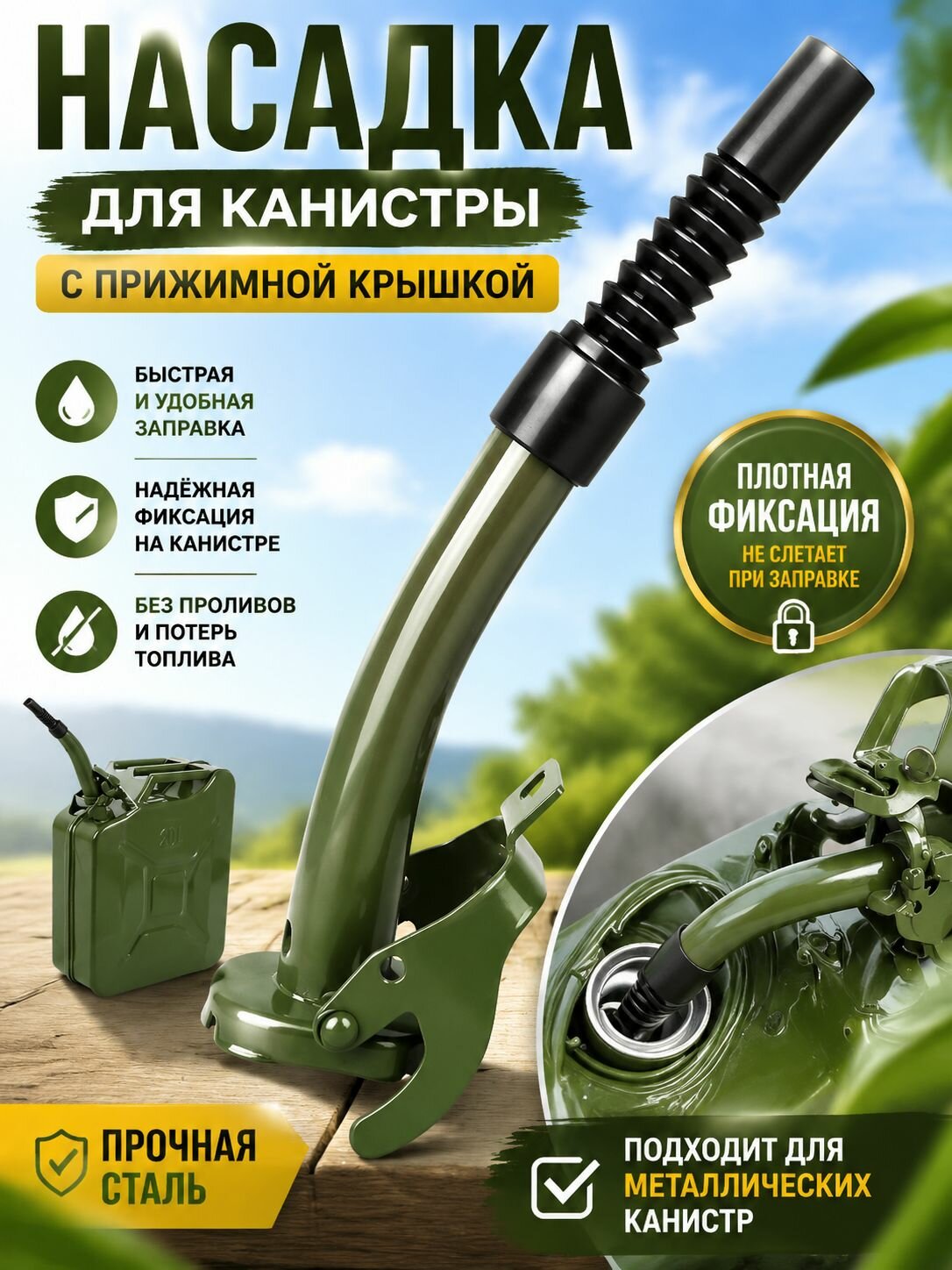 Канистра для ГСМ, 1 л