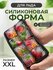 Форма для льда, силиконовая, XXL, 8 ячеек, 1 шт, абсолютно безопасна, для кухни