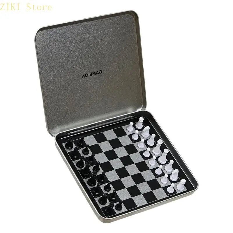 Магнитные шахматы H4GF с портативной доской silver
