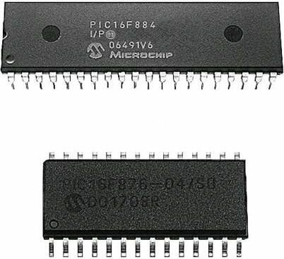 MICROCHIP PIC16F887-I/P Микросхема МК PIC, Память 8кБ, SRAM 368Б, EEPROM 256Б, 20МГц, 1шт