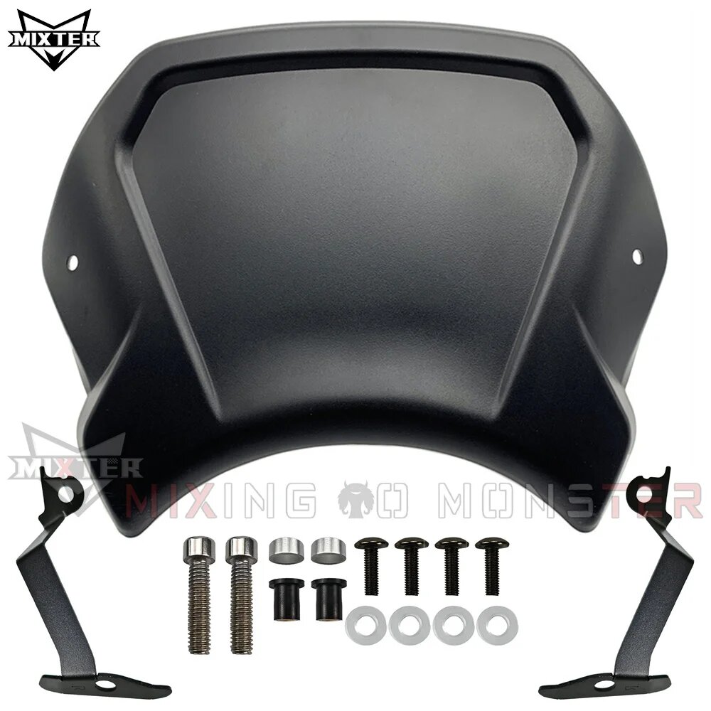 Подходит для BMW R NINET 2014-2024 R NINET PURE 2017-2024 R9T R 9T, передняя пластина black