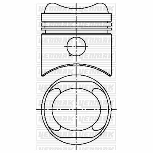 Поршень двс с кольцами Yenmak 3103360000 для Citroen 2 CV, AMI, Dyane, MEHARI