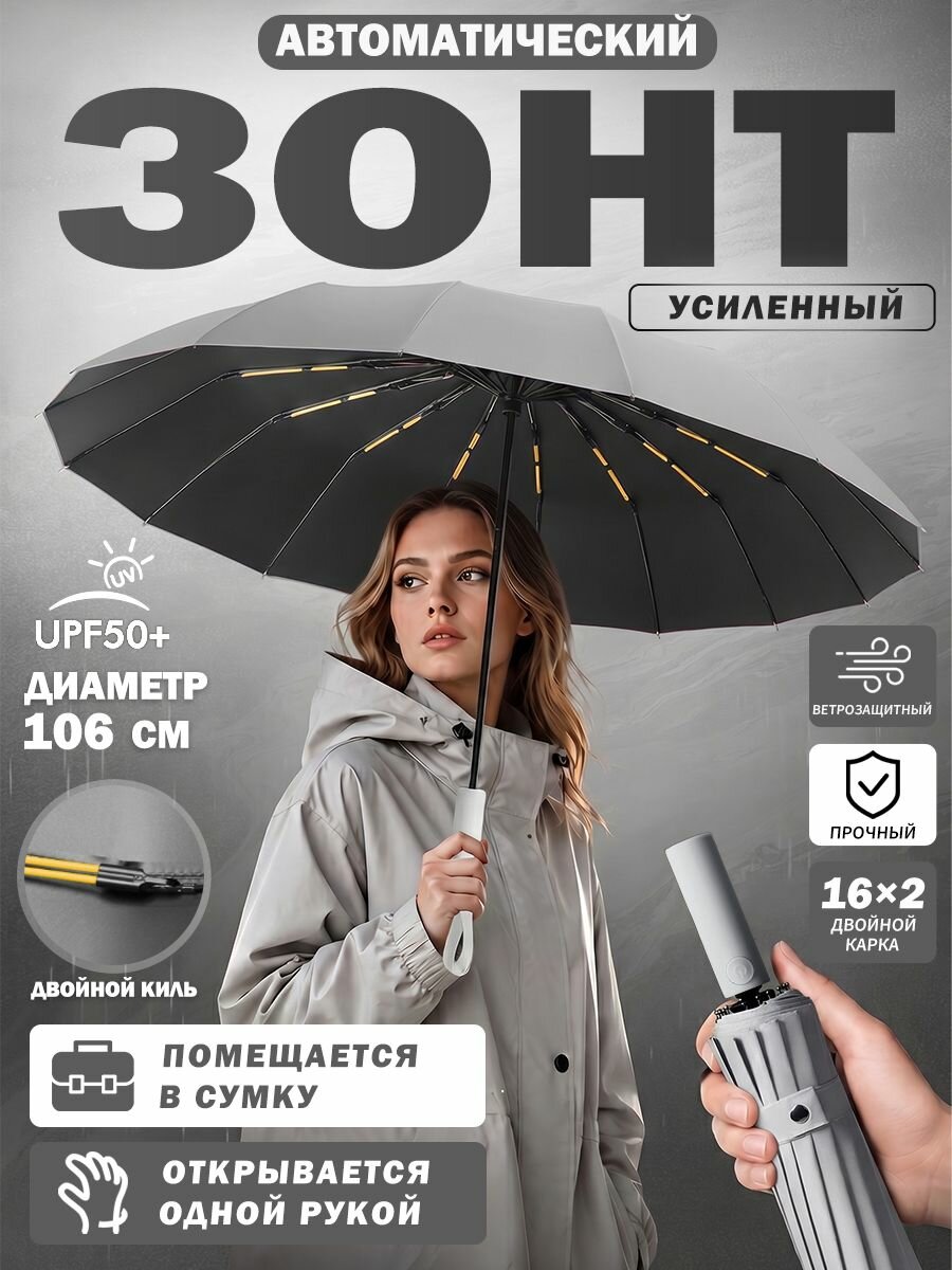 Зонт полностью автоматический