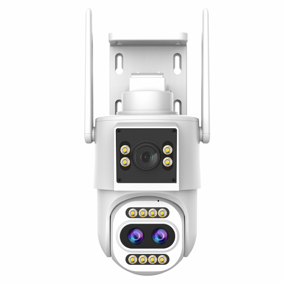 IP-камера WiFi 4K, три объектива 10-х зум, PTZ, отслеживание искусственного интеллекта, обнаружение движения