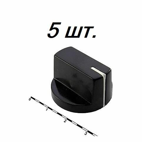 5шт Ручка для резистора KN-32 (фиксация Винтом)