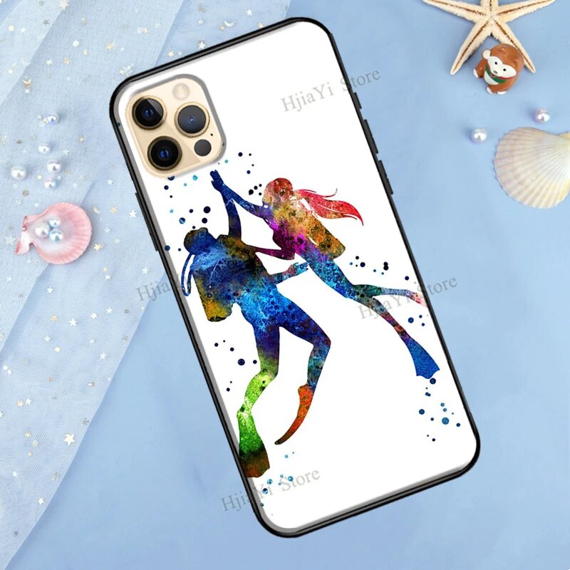Чехол для телефона для дайвинга с аквалангом для iPhone 11 Pro Max XS XR X JJ5140, For iPhone XS MAX