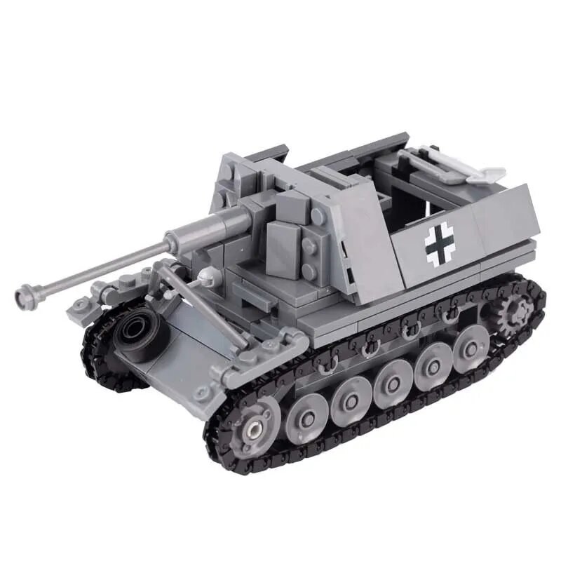 Конструктор MOC Тяжелый Истребитель Танков "Тигр" 1:35 1079 Деталей Коллекционная Модель из ABS-пластика Совместим с COBI (2261692186)