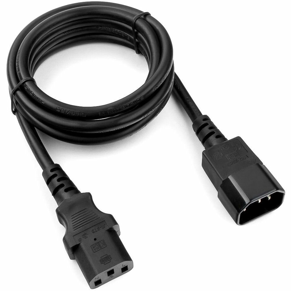 Кабель питания Cablexpert PC-189-1-1.8M 1.8м чёрный