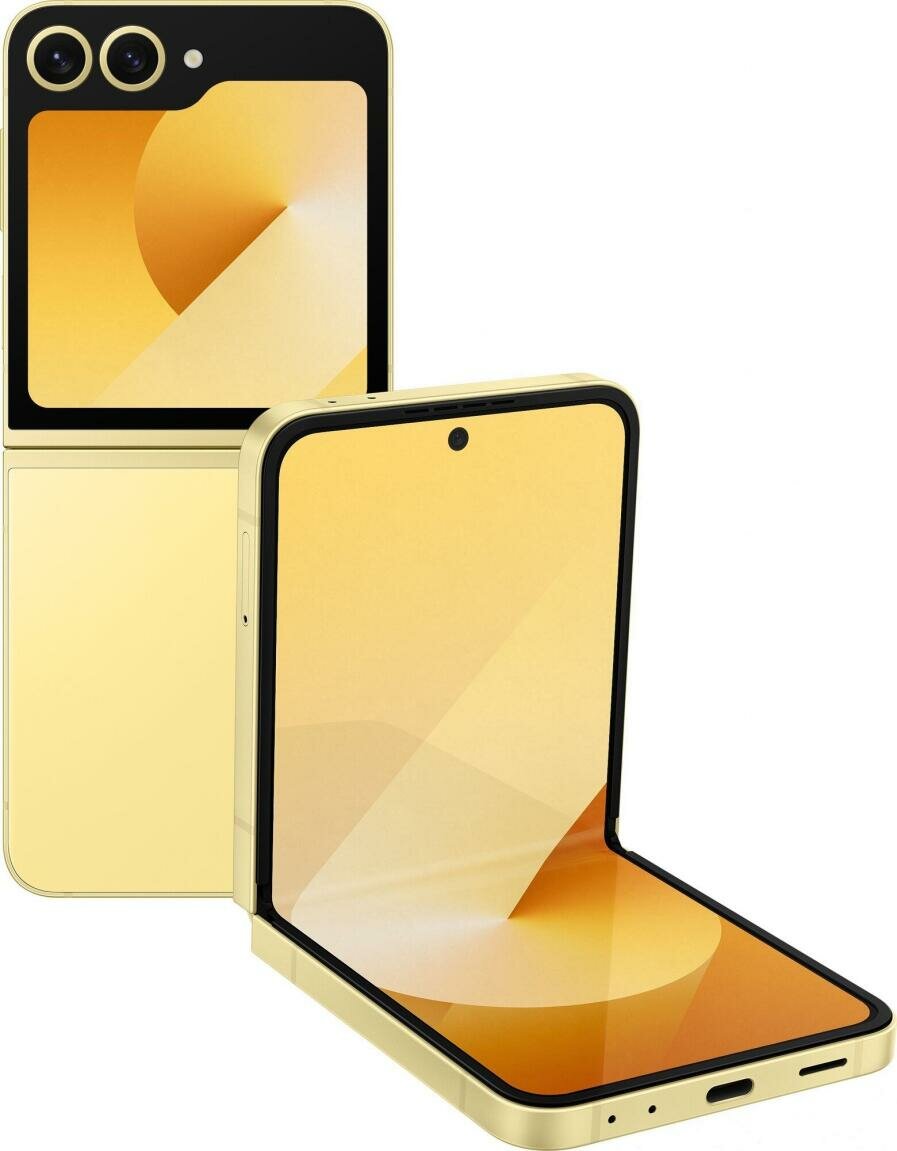 Смартфон Samsung Galaxy Z Flip 6, 12/512Gb, Yellow (nano SIM+eSIM)