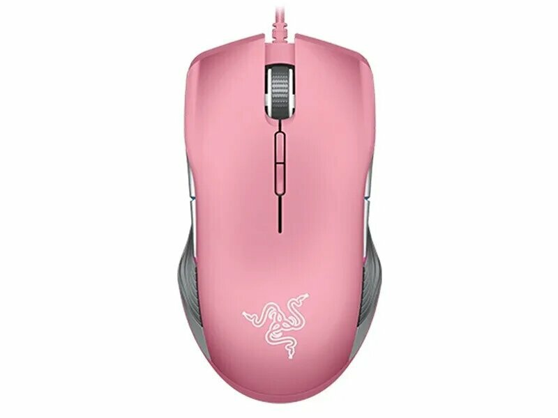 Игровая мышь проводная, розовый