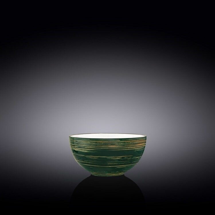 Салатник 250 мл. 10 см. Всплеск зеленый (Splash Green). Wilmax