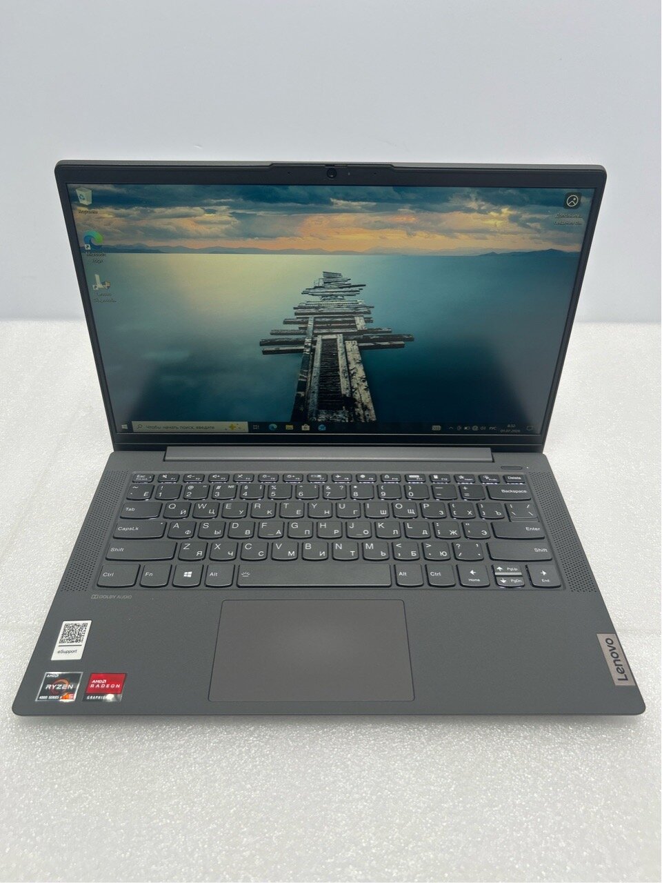 Ноутбук Lenovo ideapad 5-14ARE05 (81YM005JRK) 14"/AMD Ryzen 5 4500U/RAM 16 GB/SSD 512 GB/AMD Radeon Graphics/1920x1080/IPS/Windows 10/Подсветка кл-ры:LED/серый. Состояние: Уценка/потертости на тачпаде