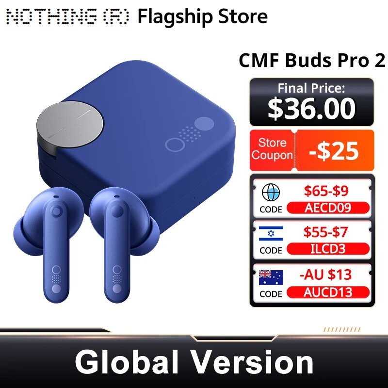 Nothing CMF Buds Pro 2 наушники Синий, Blue — фото 1