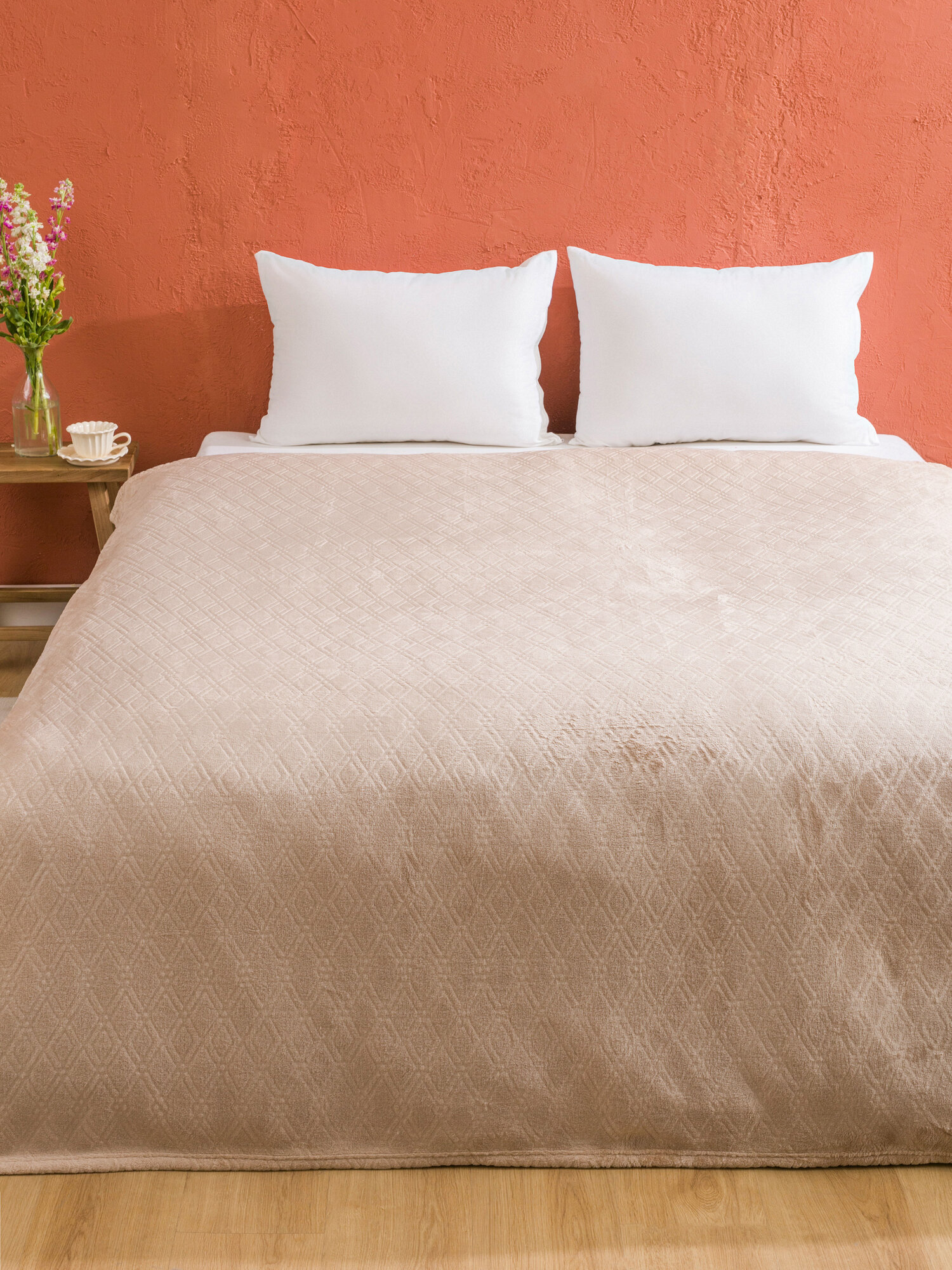 Двуспальное одеяло LC Waikiki, размер 200x220, light beige