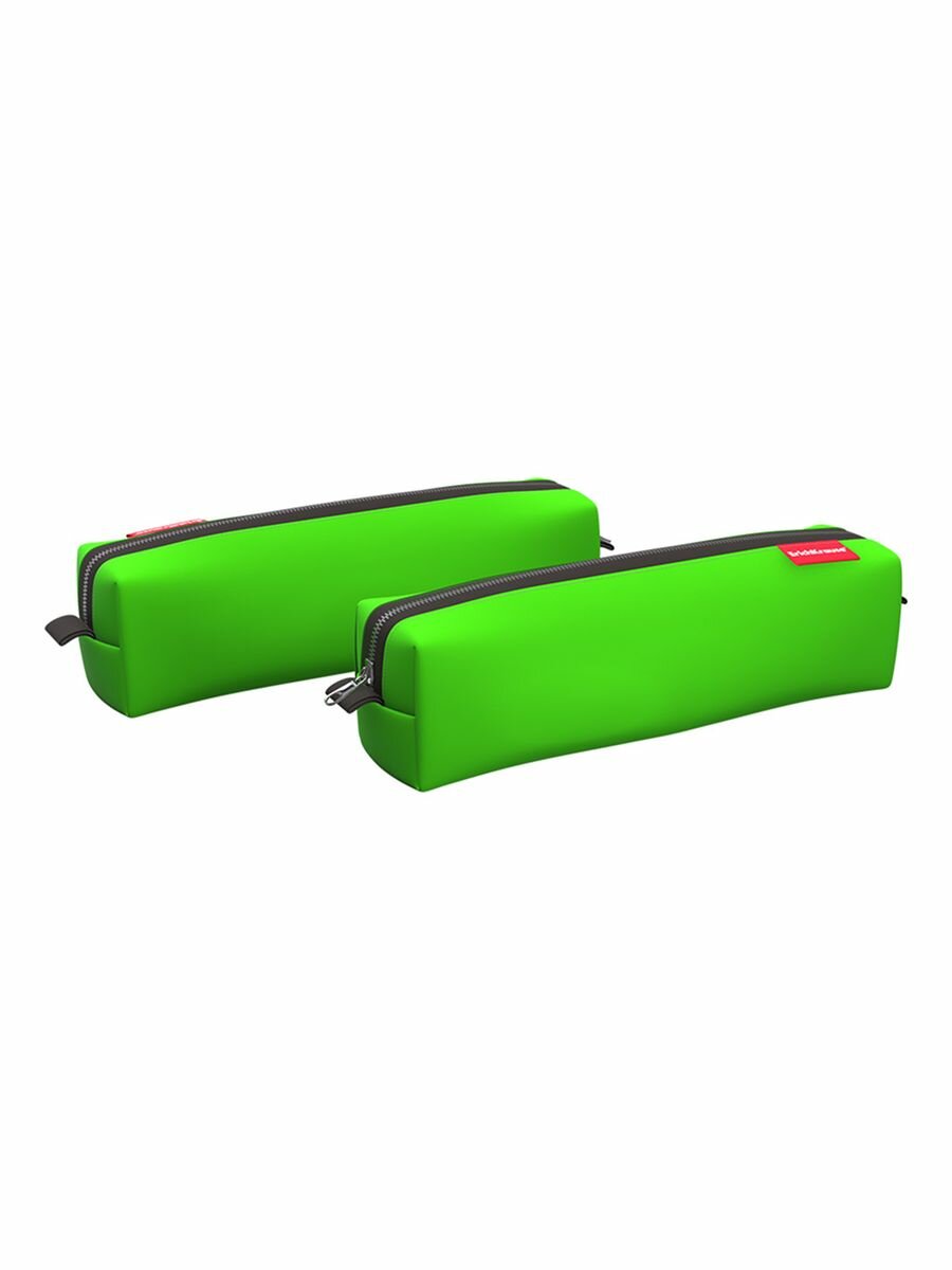 Пенал-косметичка на молнии mini.Neon Green