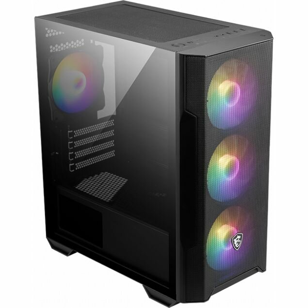 Корпус компьютерный MSI MAG FORGE M100R Mini Tower чёрный