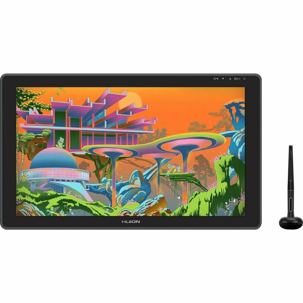 Графический планшет-монитор HUION Kamvas 22, Черный