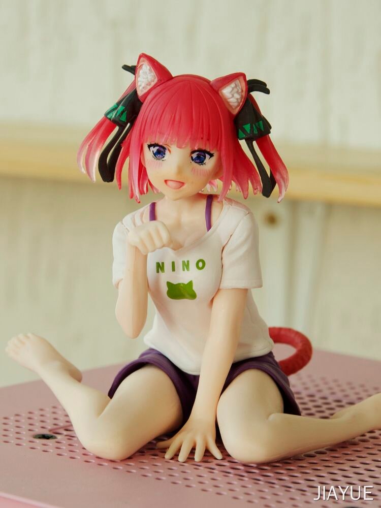 Накано Нино (Gotoubun no Hanbyome) | фигурка 1/8 с когтями, хвостом и ушами | коллекционная статуэтка | для поклонников аниме | накано нино