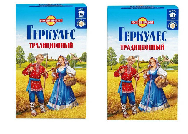 Русский Продукт Геркулес Традиционный, 420 г, 2 шт