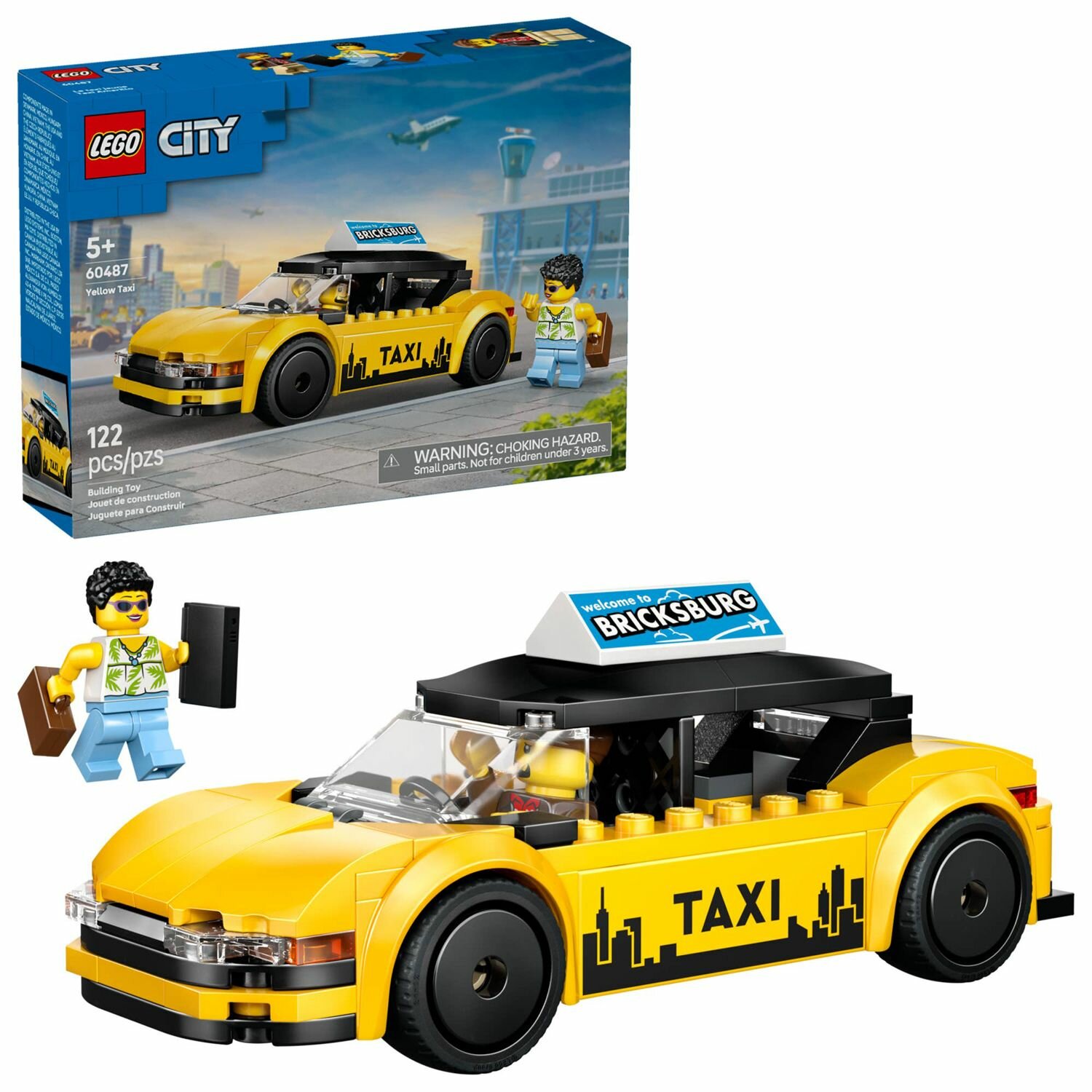 Конструктор LEGO City Желтое такси, 60487