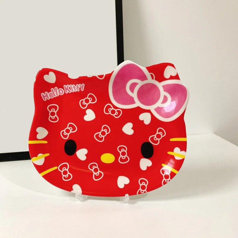 Тарелка Hello Kitty, красная, Hello Kitty E