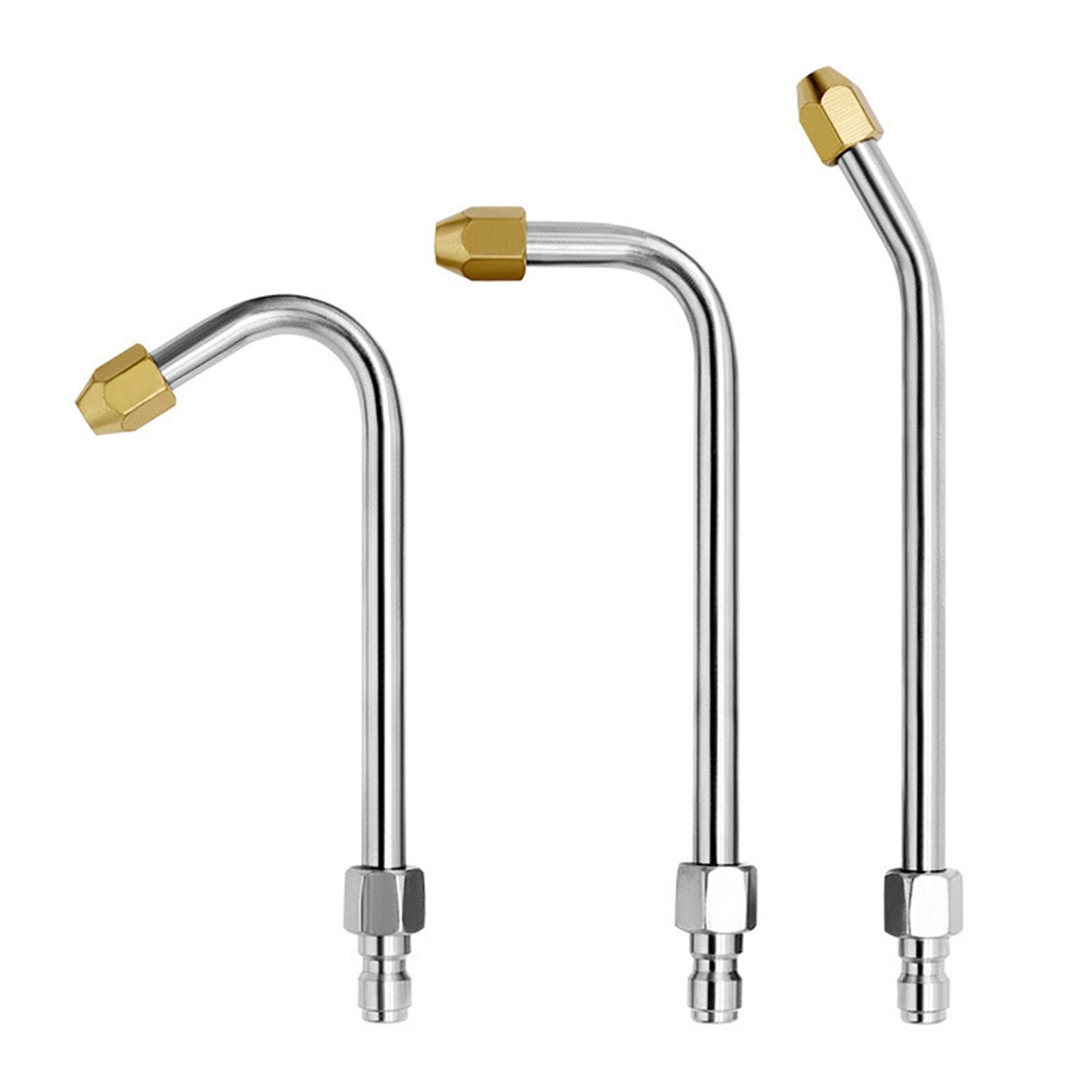 Комплект из 3 удлинительных насадок с изогнутыми стержнями