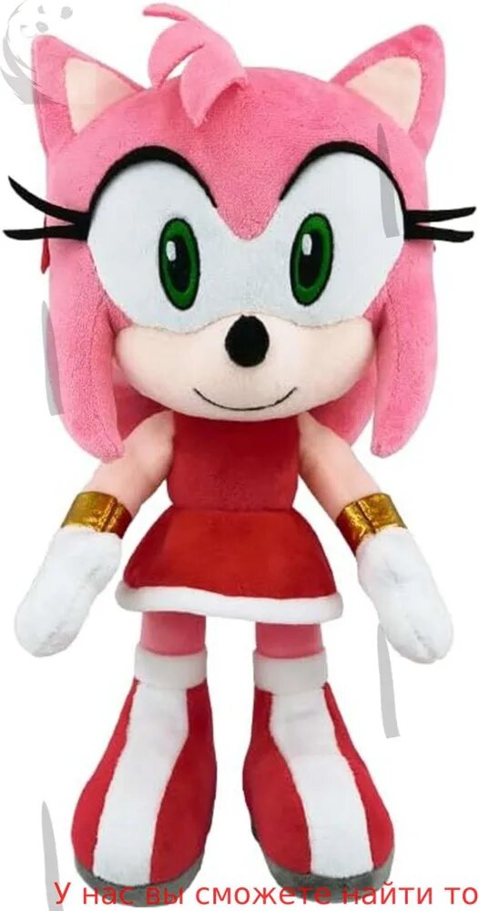 Мягкая игрушка Эми Роуз из игры Sonic, 30 см, плюш