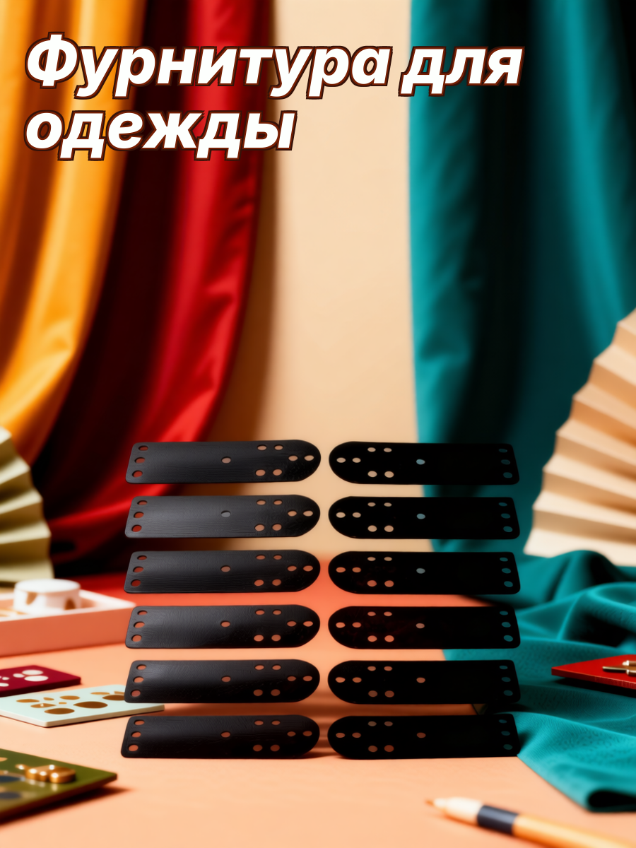 Набор металлических чёрных пластин для кольчуги, железные детали для декора, 50 шт