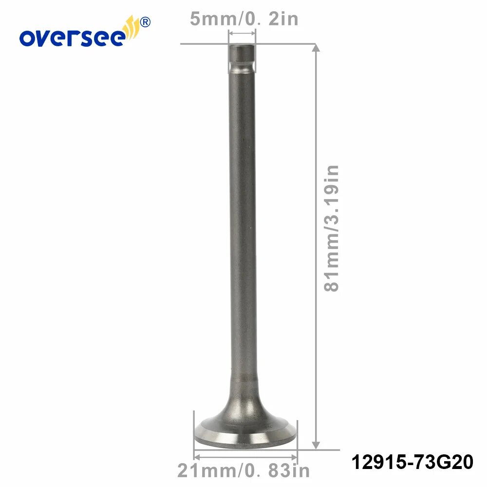 Клапан выхлопной 12915-73G20 для лодочных моторов Suzuki OVERSEE