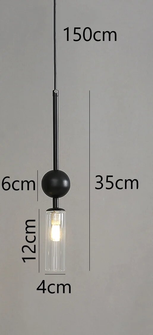 Подвесные светильники Lava Corki black clear