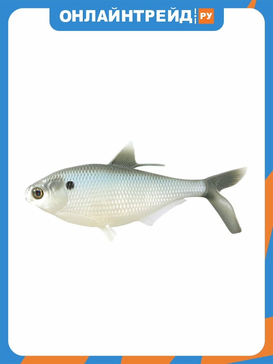 Мягкая приманка 13FISHING B.A.M.F. Shad 8"/ Silver Shad (1шт./уп.)
