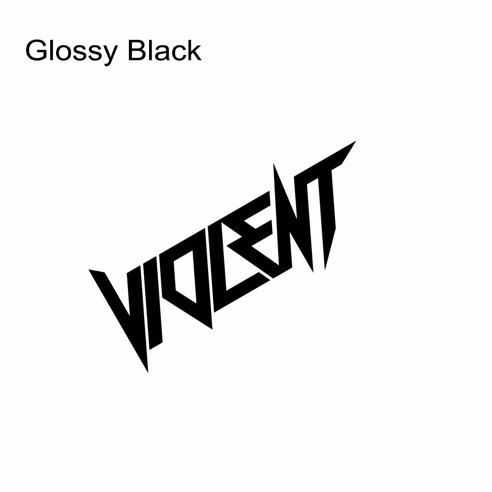 Наклейка VIOLENT Glossy Black
