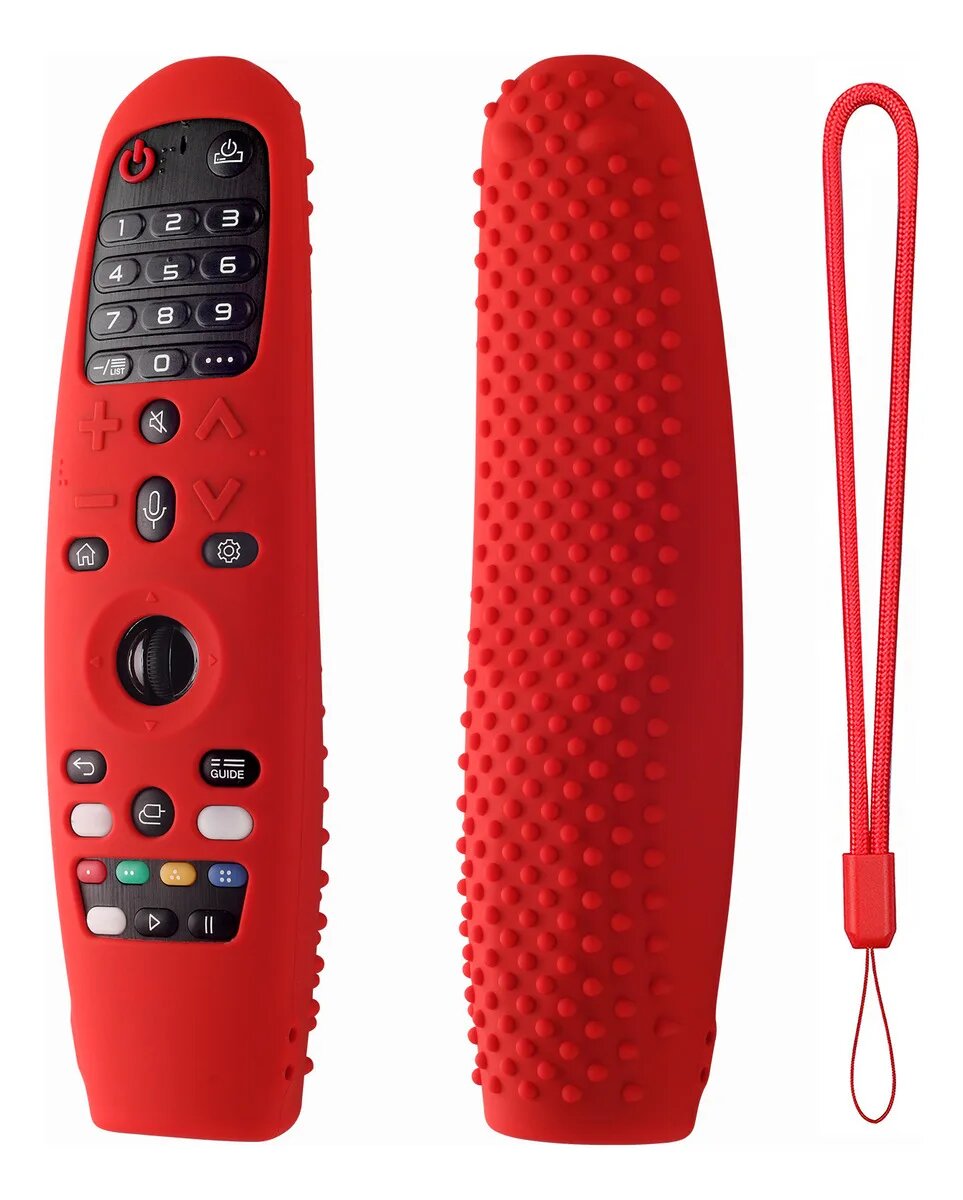 Красный силиконовый чехол для пульта LG Magic Remote AN-MR19BA/MR18BA