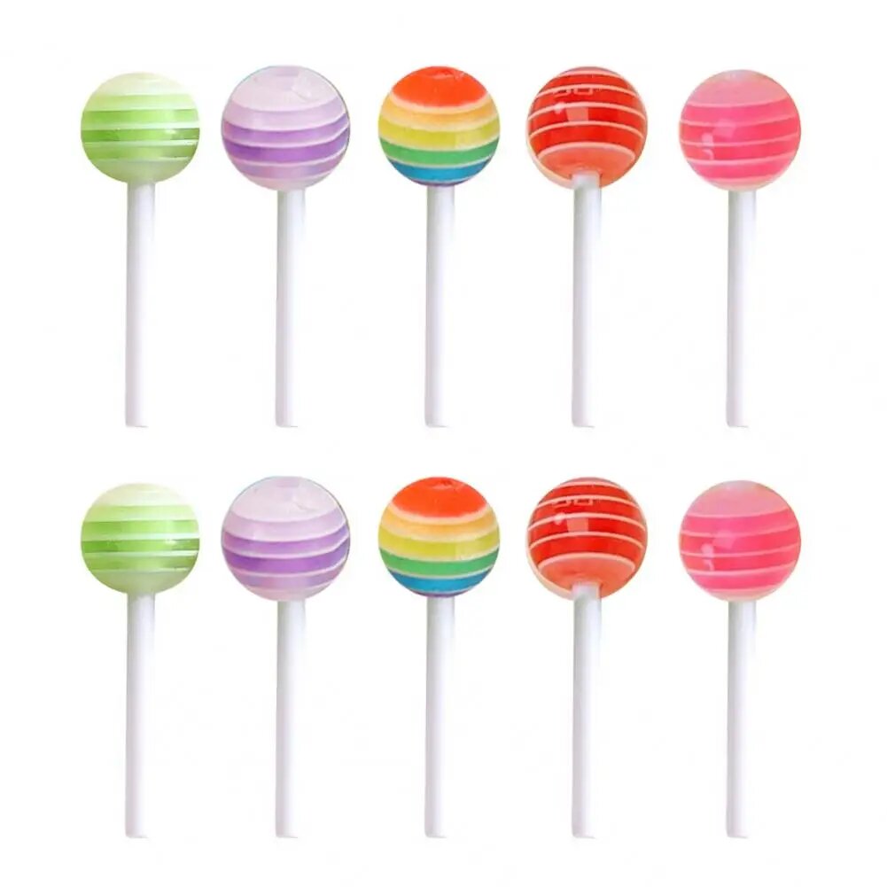 Миниатюрные леденцы из смолы для декора Random Color 10 pcs