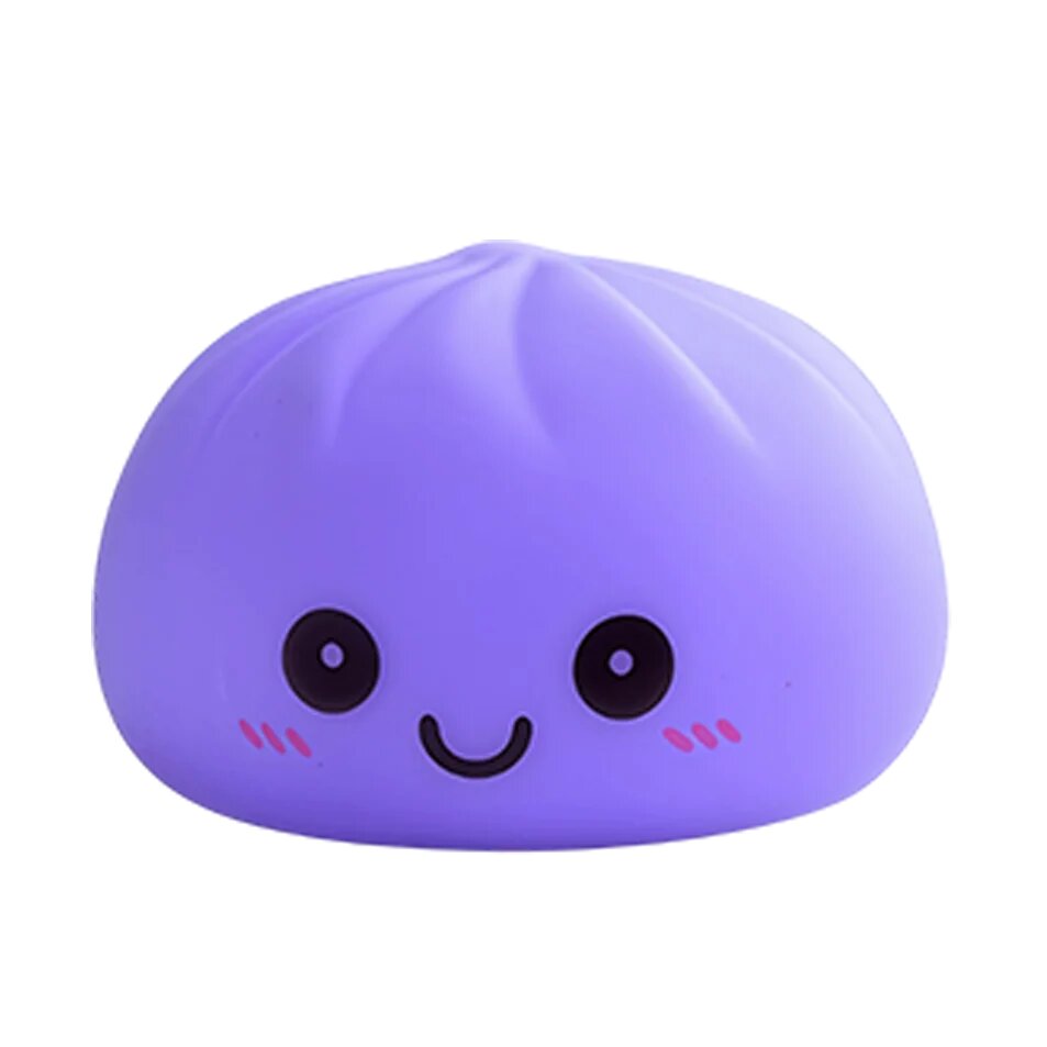 Фиолетовый ночник-сквиши в форме булочки Bandai B-1pcs