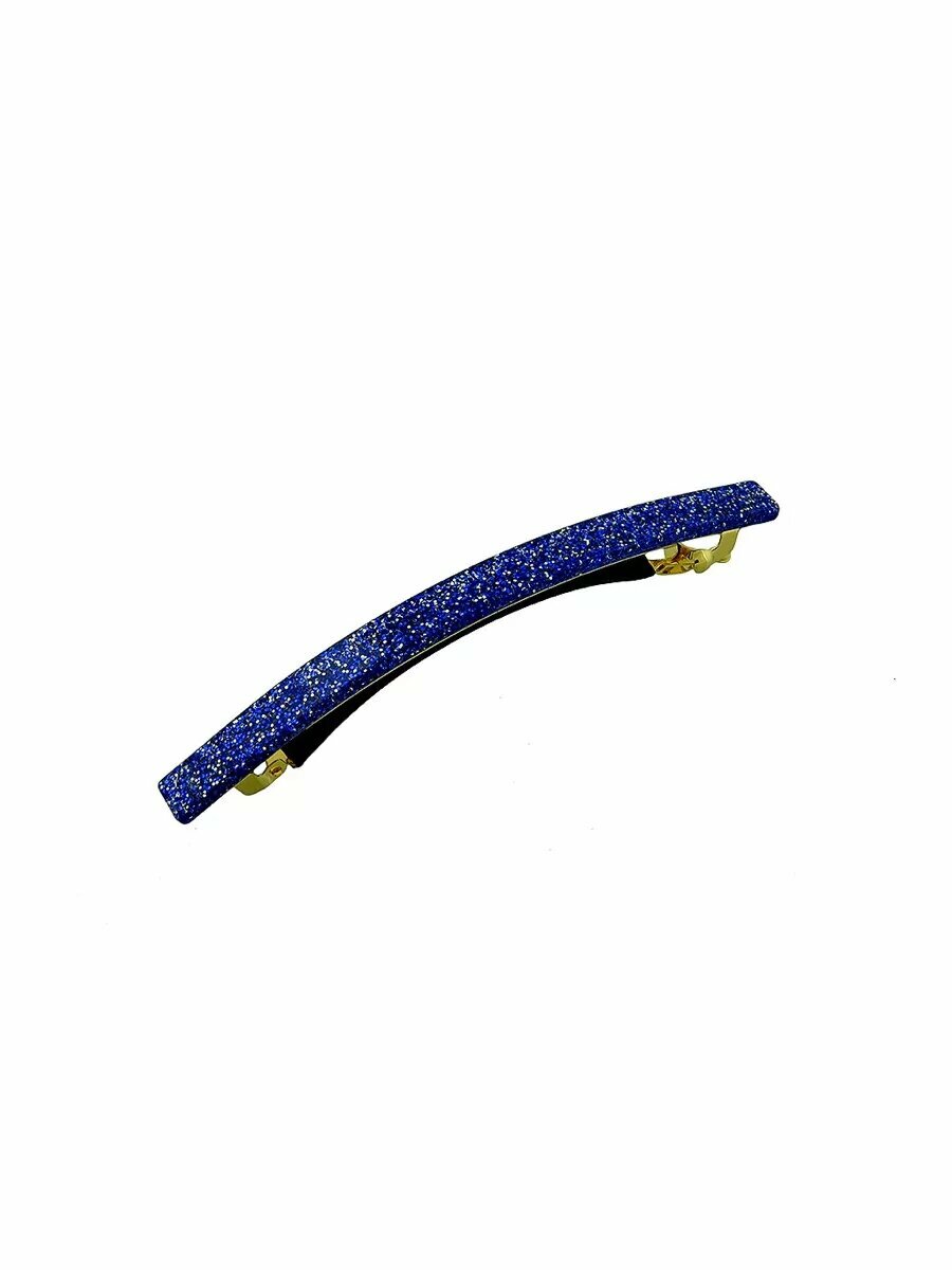 Заколка-автомат Magie Accessoires, женская, пластик, синяя, длина 10 см, 1 шт.