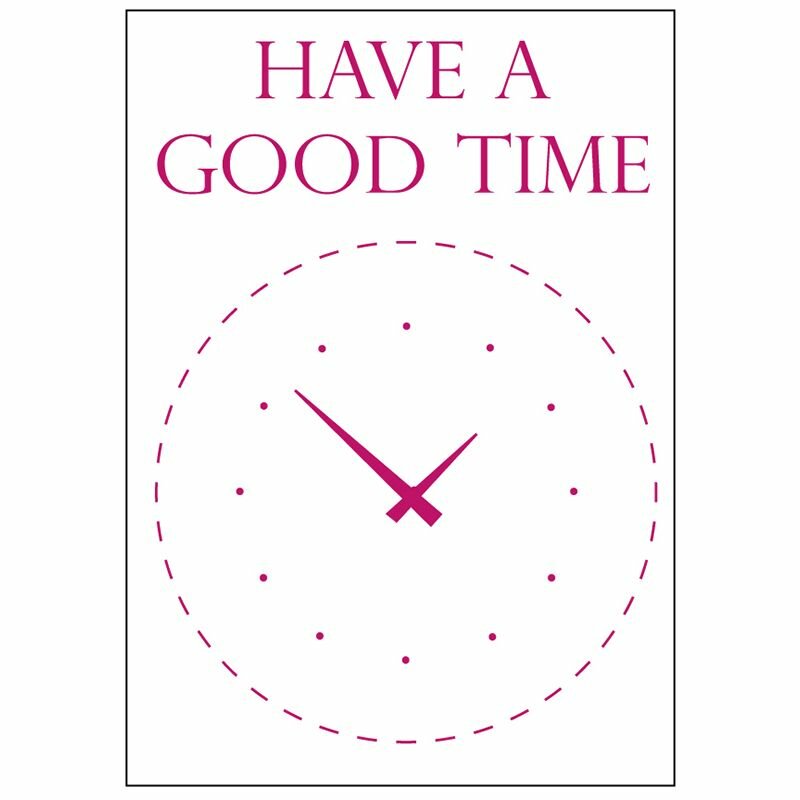Трафарет STAMPERIA "Have a Good Time", А4, полупрозрачный пластик на основе из полиэстера