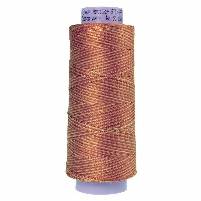 Нить для машинного квилтинга METTLER "Silk Finish", Multi Cotton 50, 1372 м, цвет 9856, Lions Mane