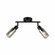 ESCADA арт. 10172/2A E14*40W Black/Chrome