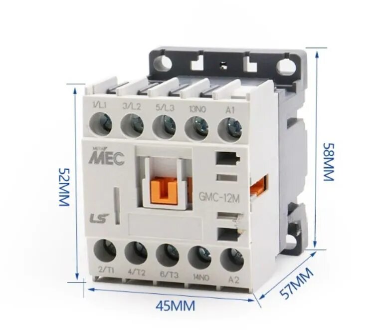 Электрический микроконтактор переменного тока GMC - 6M 9M 12M 16M 220V