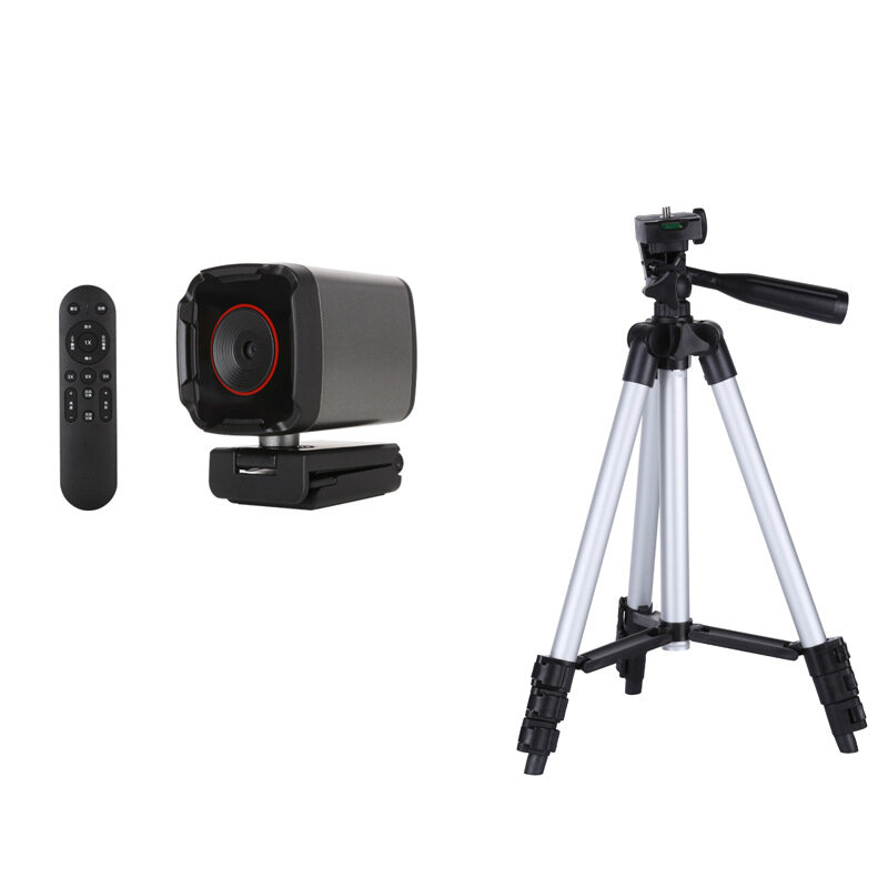 Gopele F34K 12MP HD Вебкамера с встроенным микрофоном и малым штативом для настольного стриминга