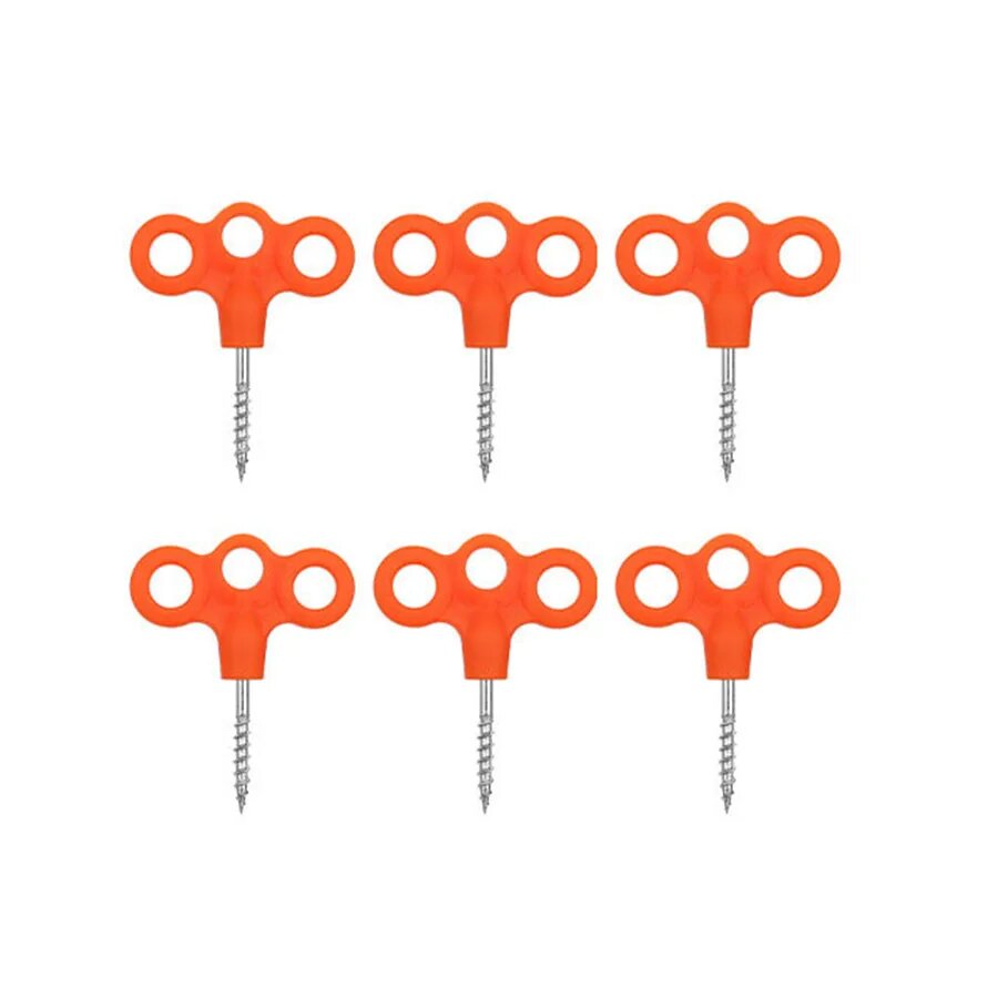 Колышки для палаток Оранжевый, orange 6pcs