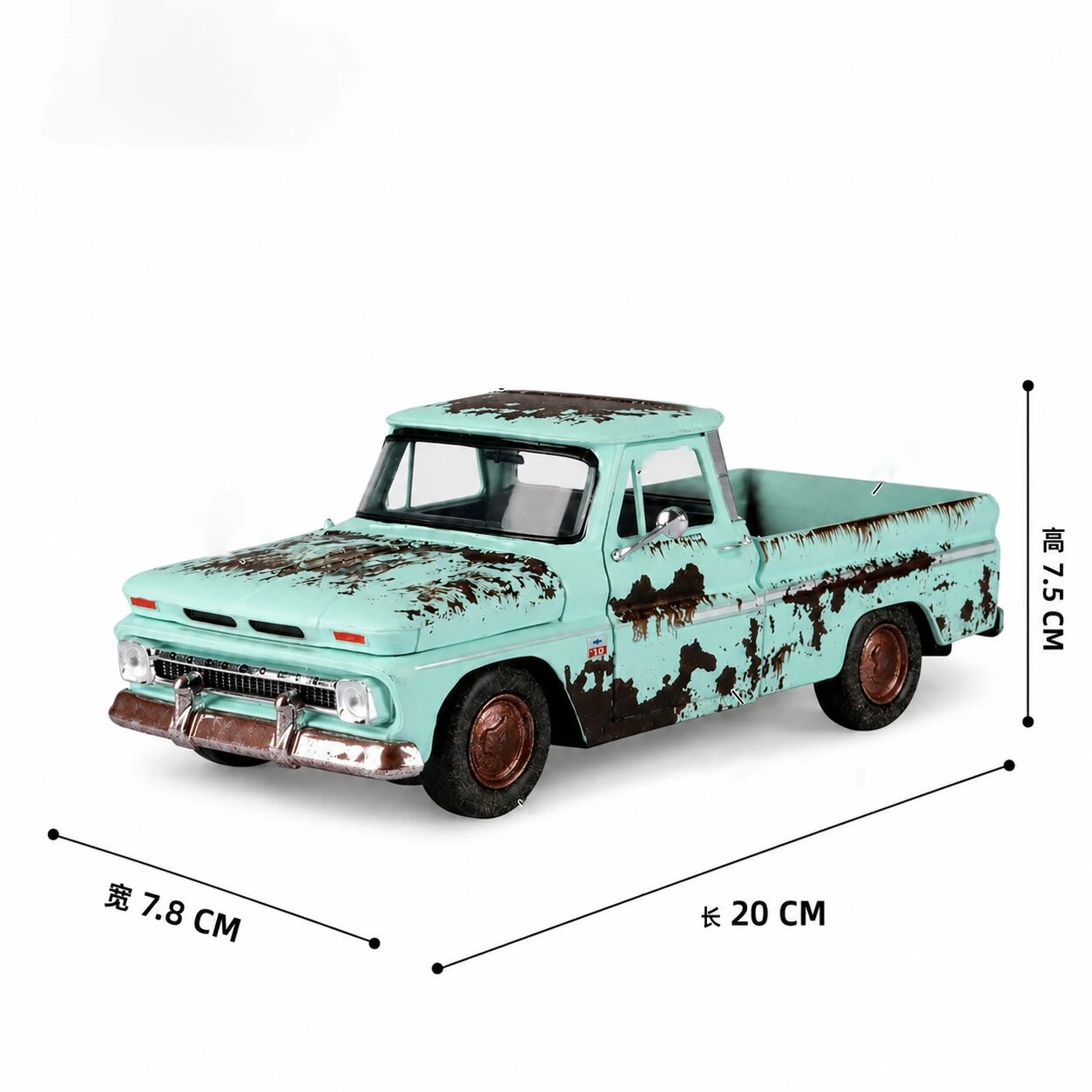 Модель пикапа Chevrolet C10 Fleetside 1966 года WELLY 1:24