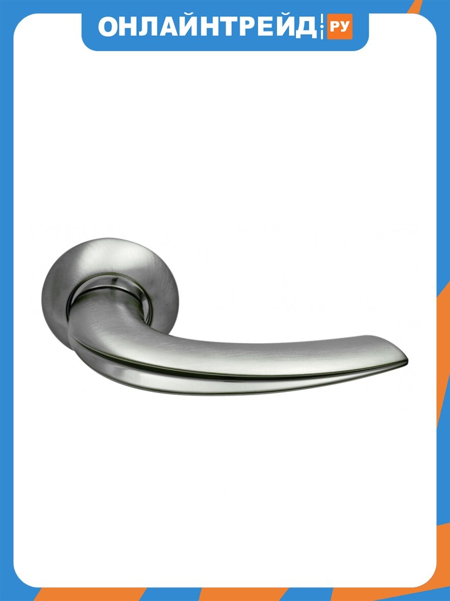 Дверная ручка Archie SILLUR ESPLENDOR 120 S. CHROME/P. CHROME, хром мат./хром
