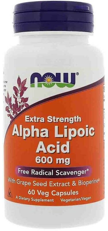 NOW Alpha Lipoic Acid 600 mg 60 vcaps