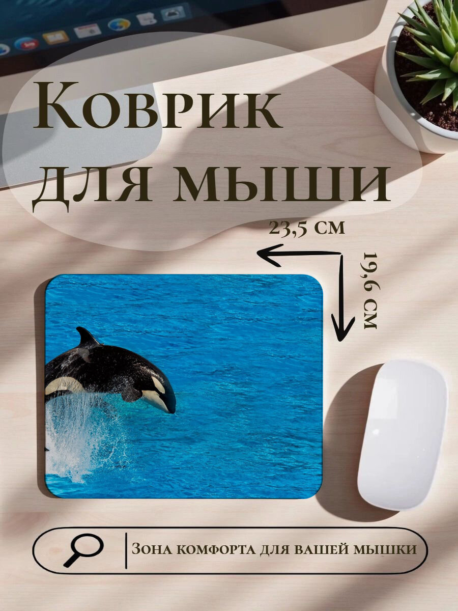 Коврик для мыши косатка прыжок из воды