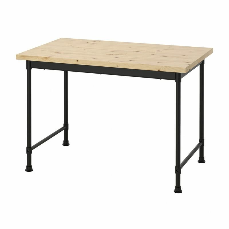 Письменный стол ikea kullaberg, сосна, 110x70 см 804.994.44